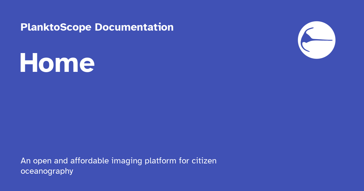 PlanktoScope Documentation